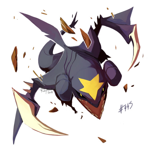 Pokémon de la semaine n°21 et vos dessins de Carchacrok - Pokégraph